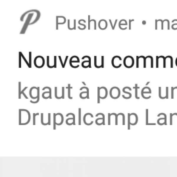 Pushover - Envoyer des notifications push depuis Drupal 8 | Kgaut.NET ...