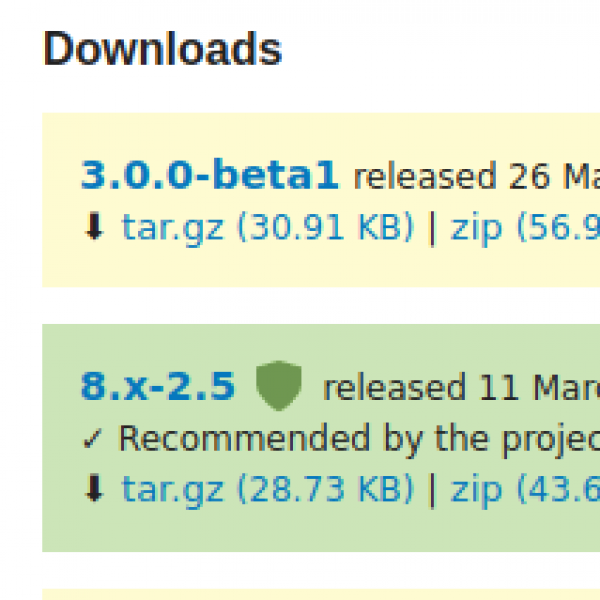 Drupal 9, modules et versionnement sémantique | Kgaut.NET - Kevin Gautreau